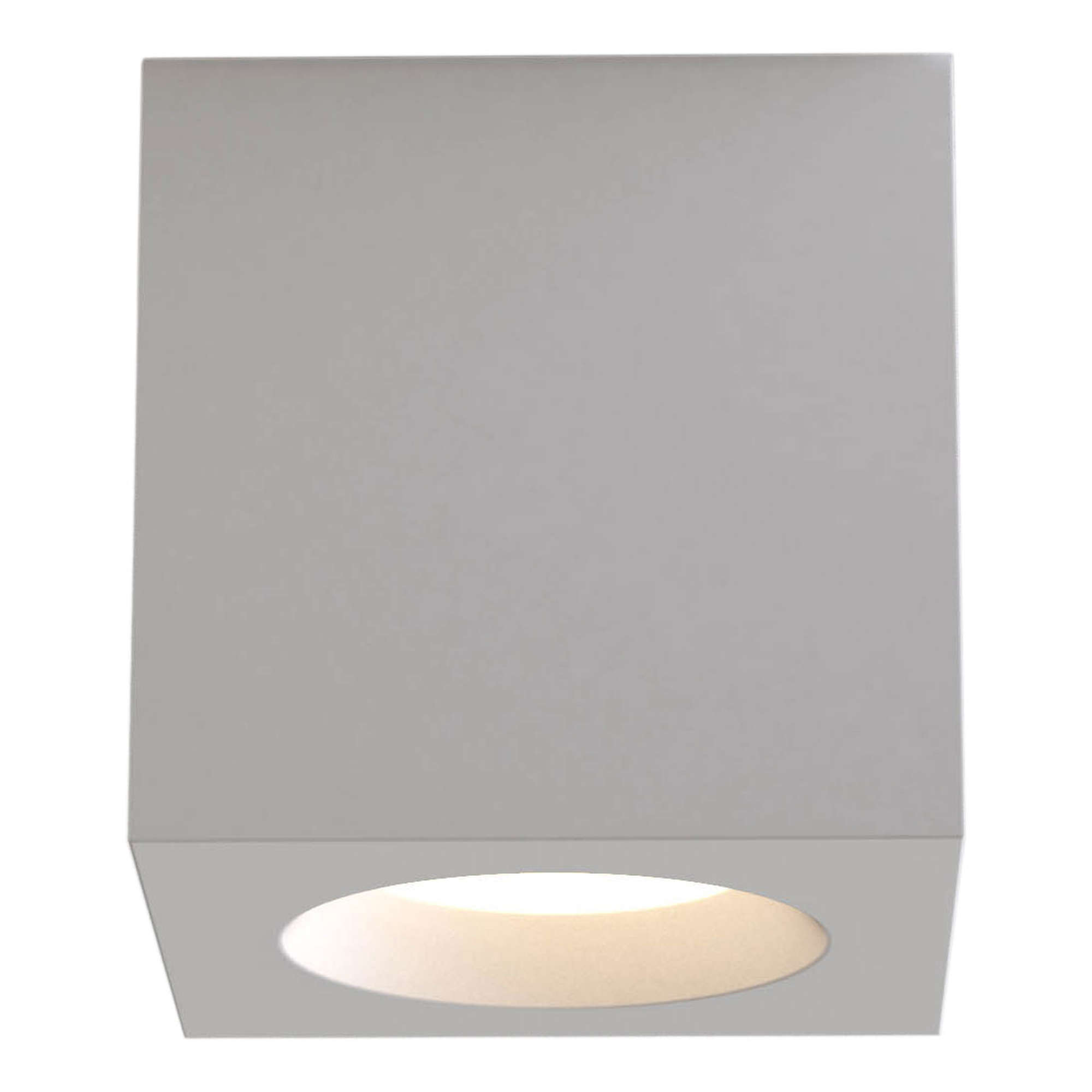 Kos Square II Surface Mounted Downlight GU10 240V 6W White | Mr ...