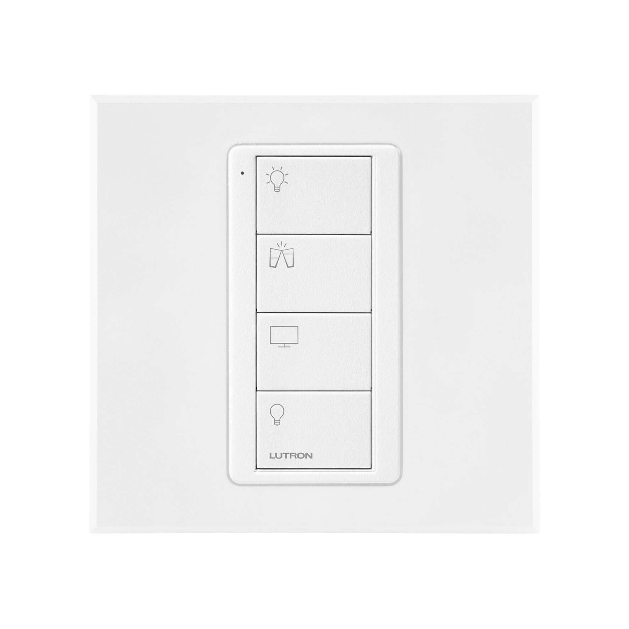 Lutron Pico Wireless 4 Button Pico RF Control Any Room White | Mr Resistor Lighting