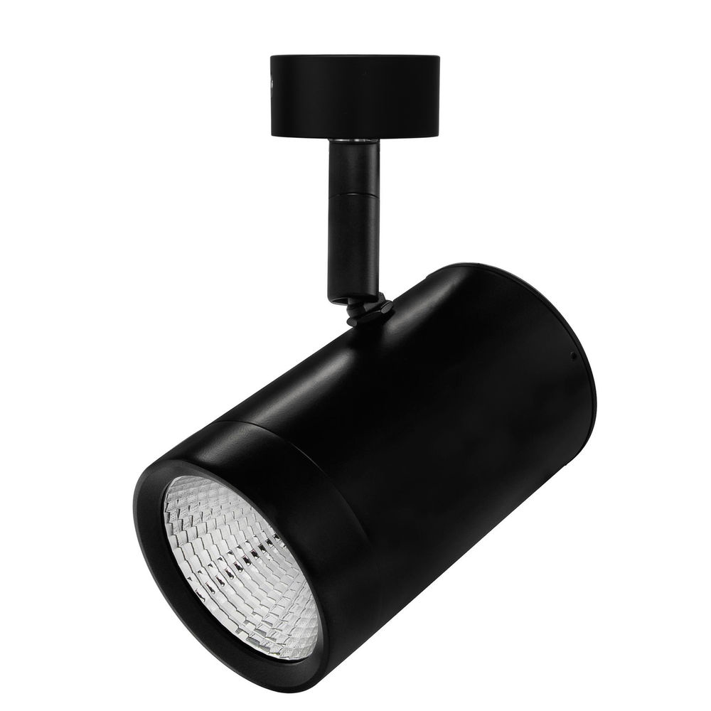 Tube Integrated LED Spotlight 12W 38° Beam Angle Black 4000K Cool White ...