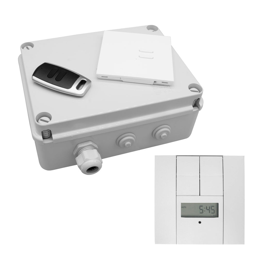 Wise Box 2 Channel Time Clock Kit includes Keypad, Key Fob & Time Clock ...
