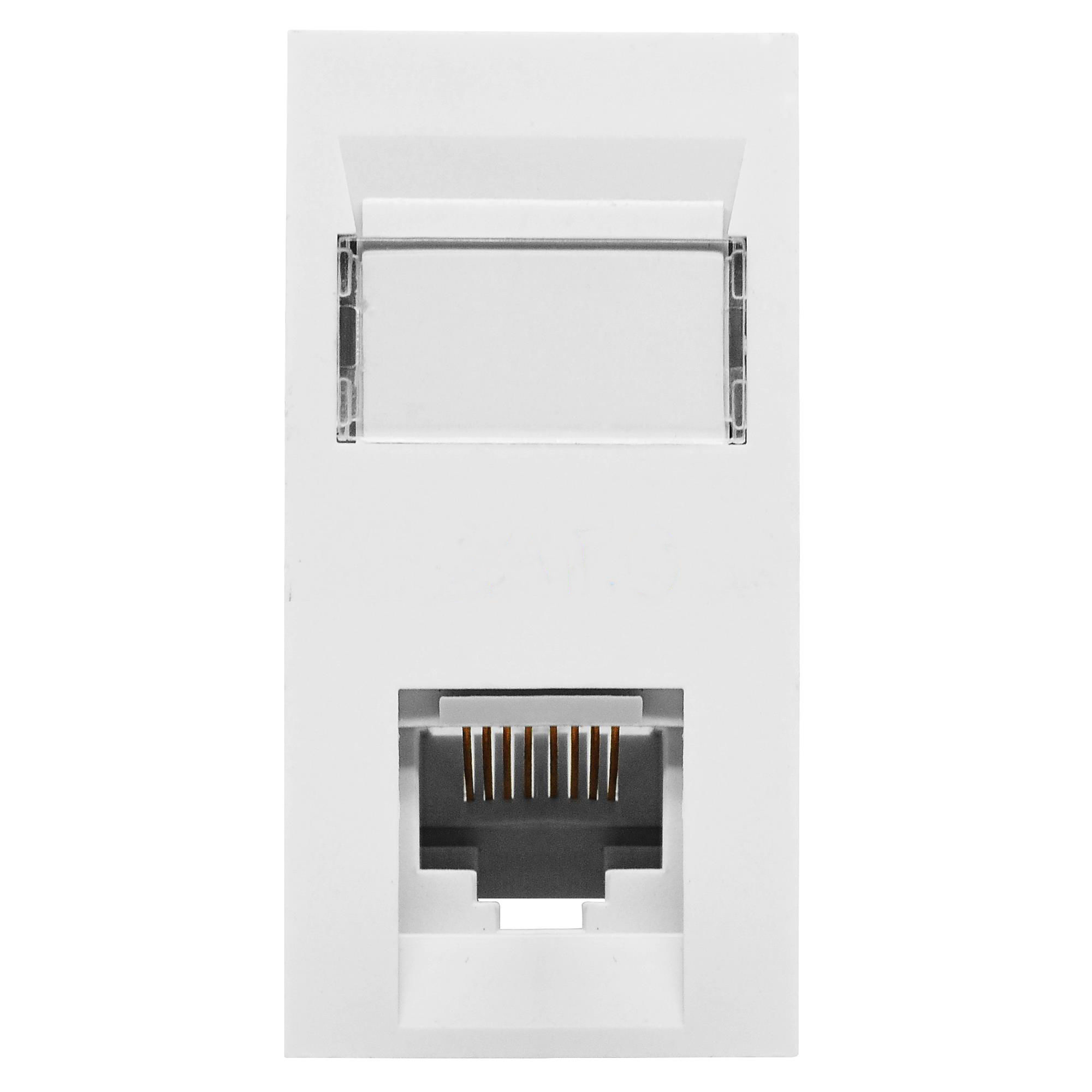 Euro Communication Modules RJ45 CAT 6 A White | Mr Resistor Lighting