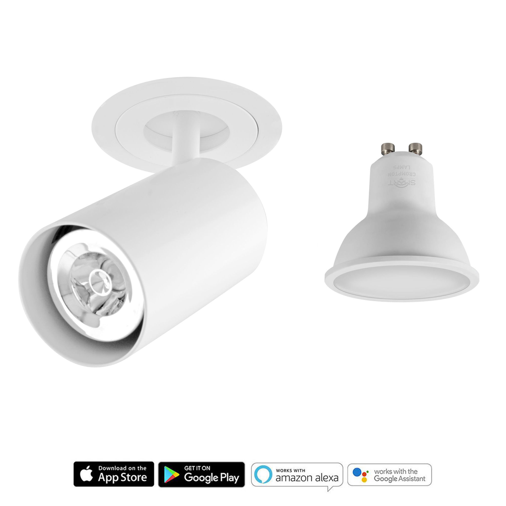 Downlight Tube Spot RGB CCT Smart GU10 Kit 5W (=50W) RGB CCT 2700K ...