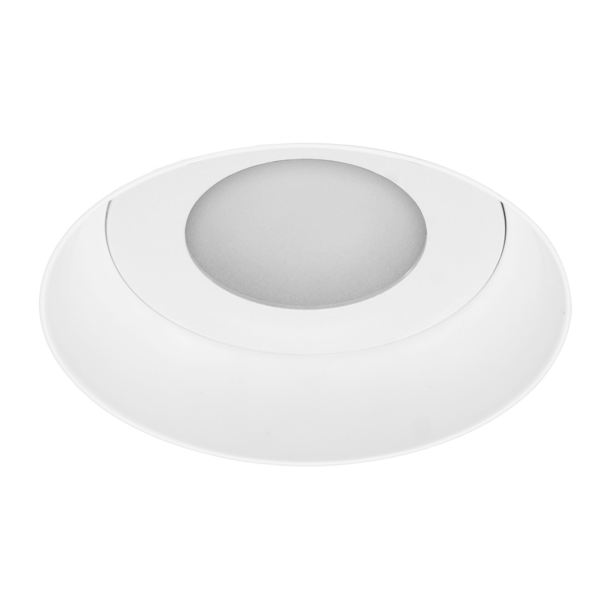 Trimless Connect Fire-Rated Fixed Frosted Downlight IP55 GU10 240V ...