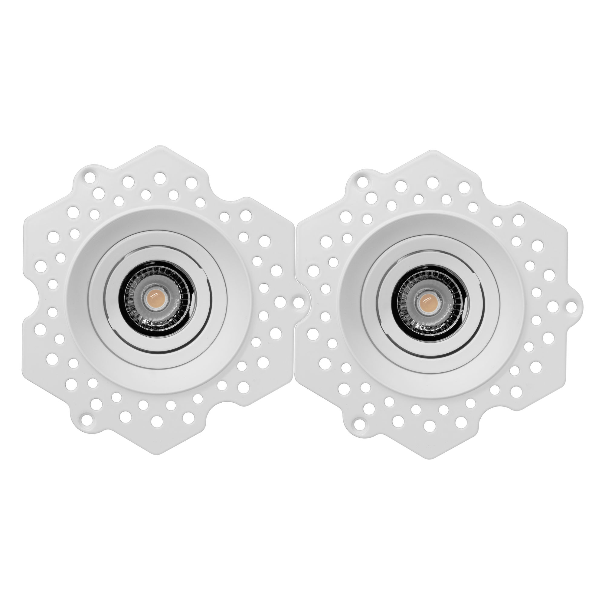 Trimless Connect Fire-Rated Adjustable Downlight Spotlight 240V White ...