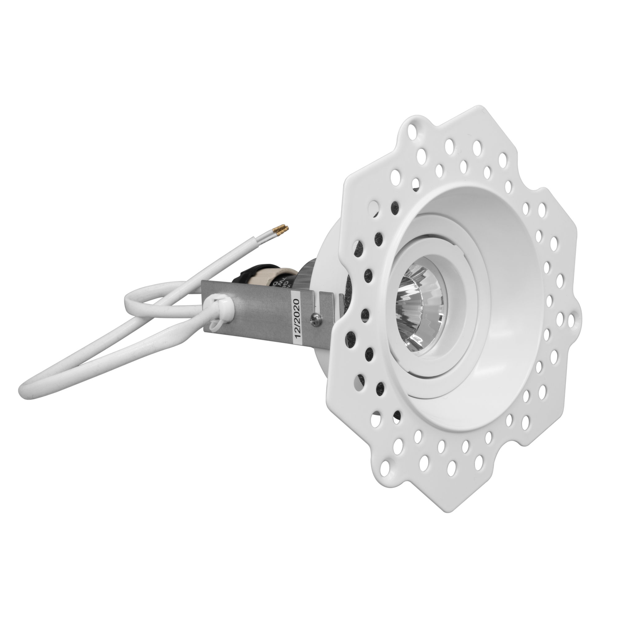 Trimless Connect Fire-Rated Adjustable Downlight Spotlight 240V White ...