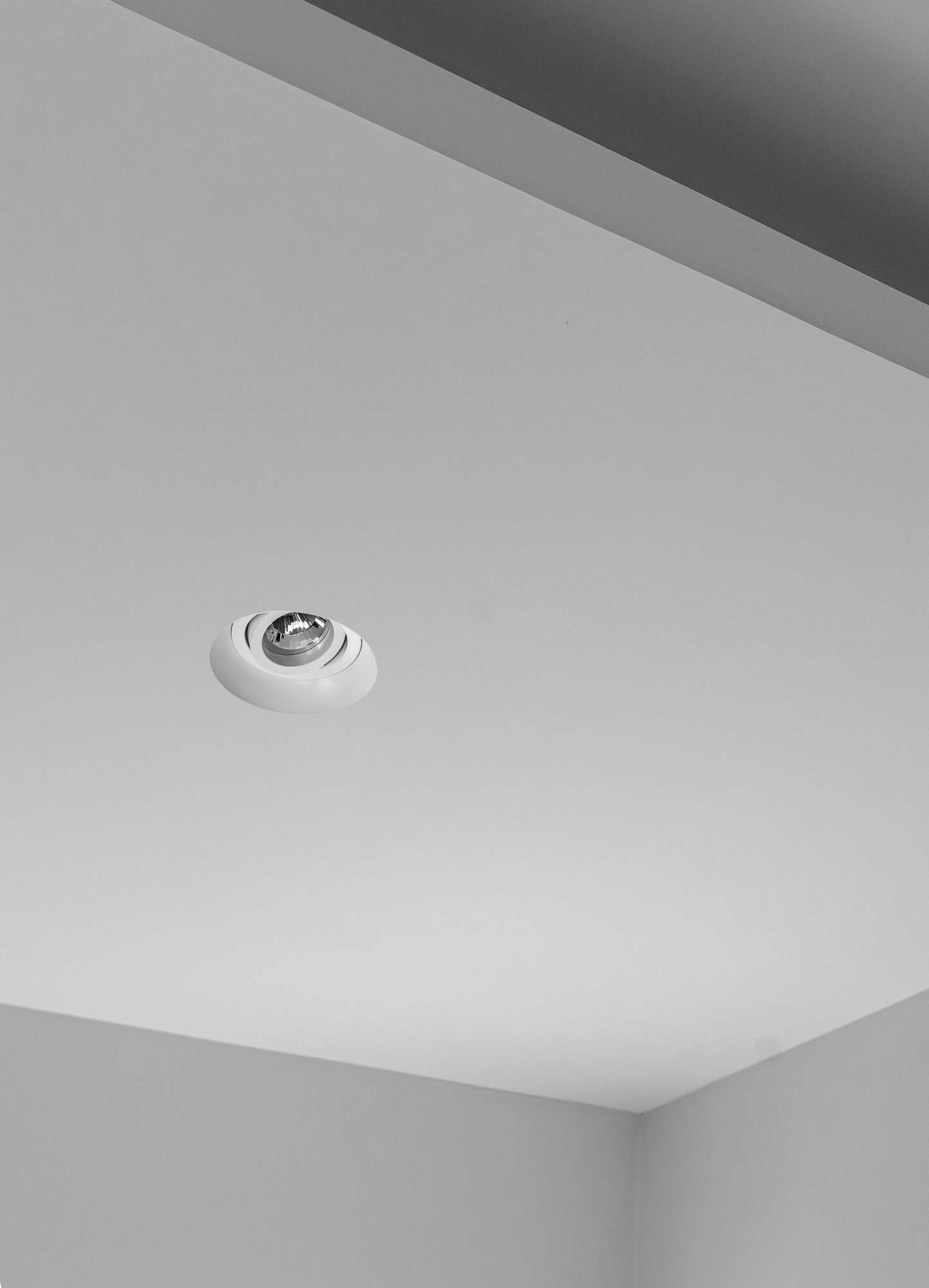 Trimless Connect Fire-Rated Adjustable Downlight Baffle GU10 240V White ...