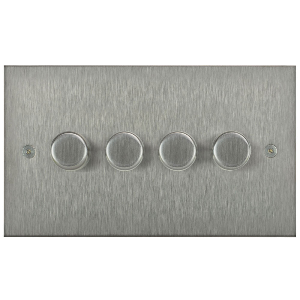 Horizon Square Dimmer Switch Multi-Dim Master 4 gang 250 watt multi-way ...