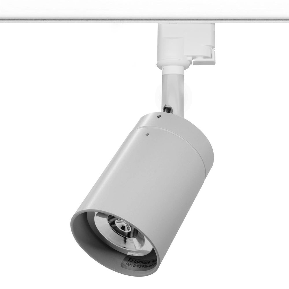 Tube Track Light Short GU10 Single Circuit 240V 35W Silver | Mr ...