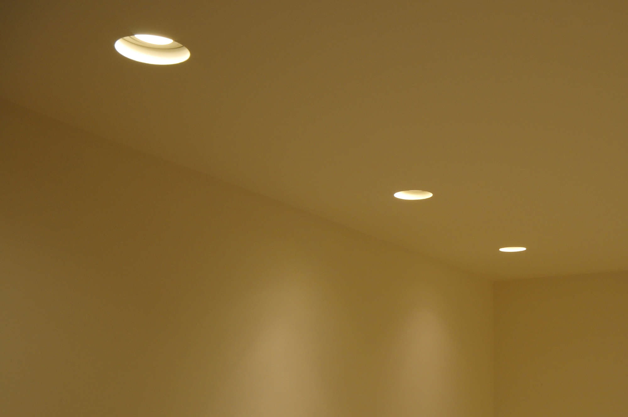 Trimless Round Fixed Clear Glass Downlight IP55 GU10 240V RAL 9010 Pure ...