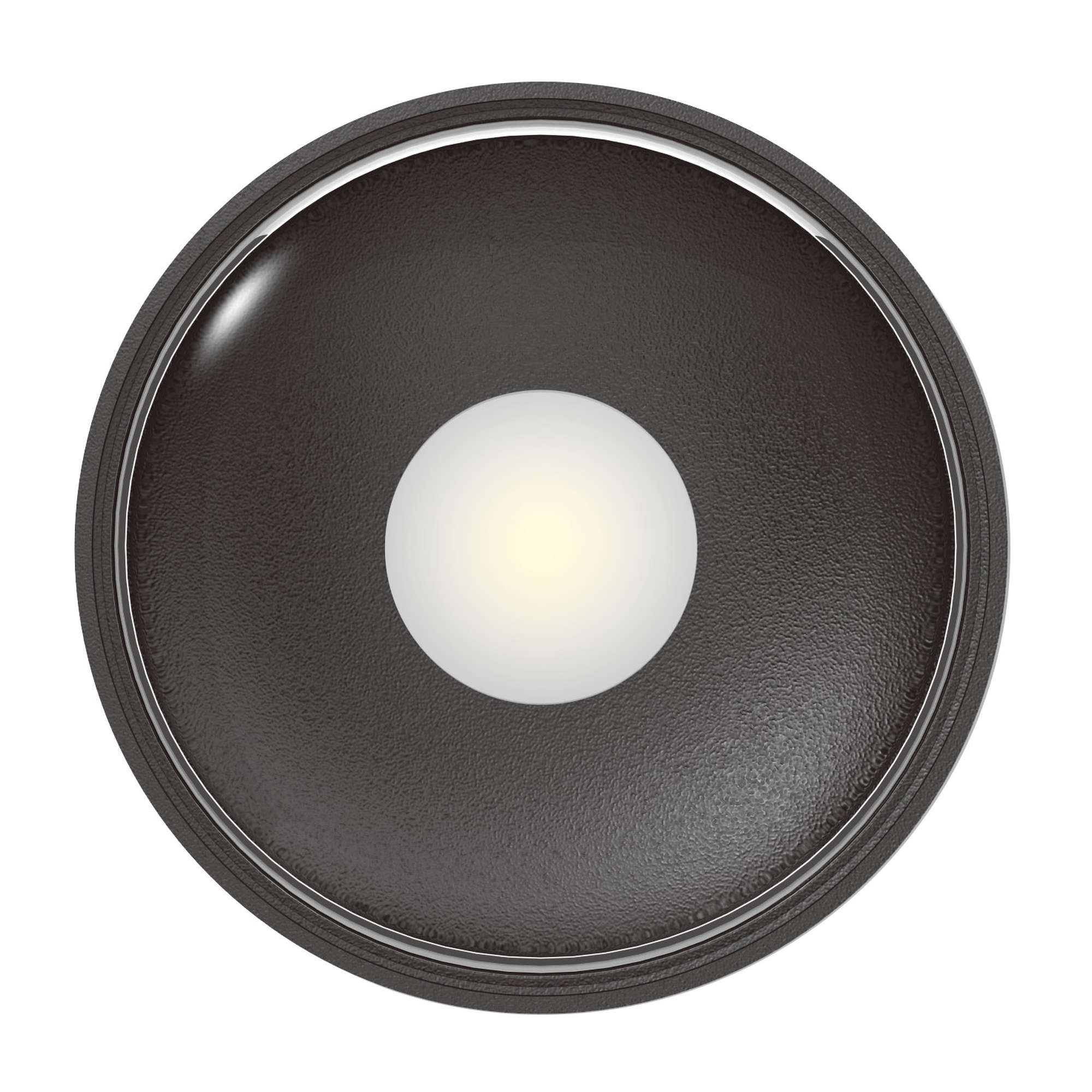 Convex Surface Slim LED Downlight 240V Black 6W | Mr Resistor Lighting