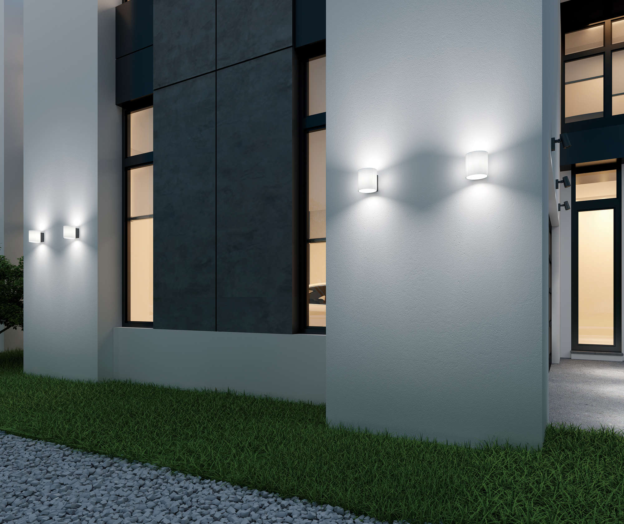 Opal Glass Wall Light 240V White 6W | Mr Resistor Lighting