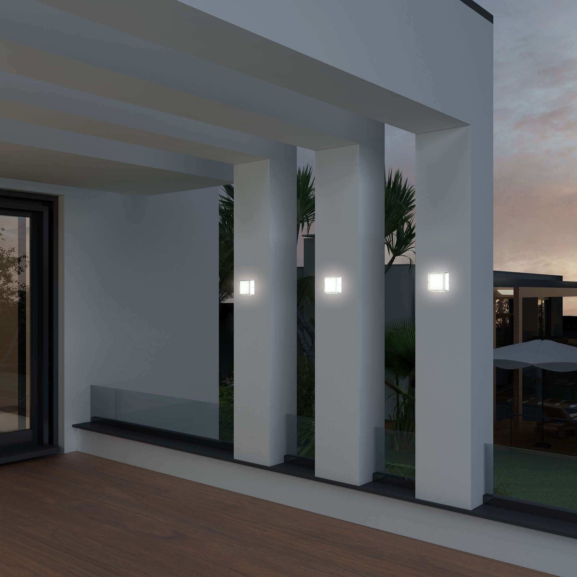 Ice Cube LED Wall Light 240V White 10W | Mr Resistor Lighting