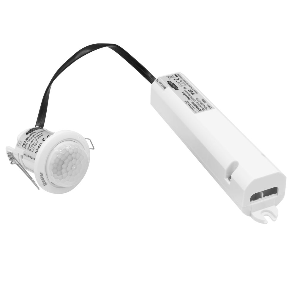 360° Flush Mount Linkable Mini PIR Sensor White 2300W | Mr Resistor ...