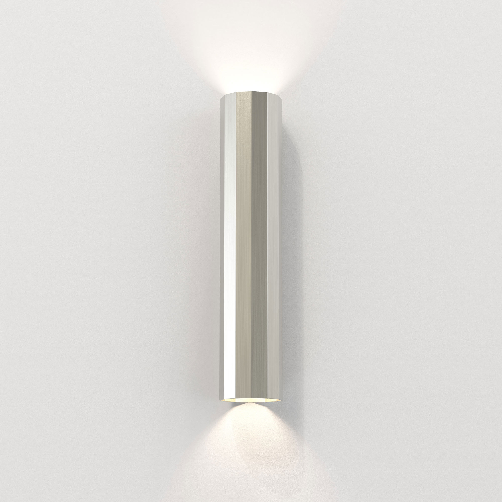 Hashira 400 Wall Light 2 x 6W Matt Nickel | Mr Resistor Lighting