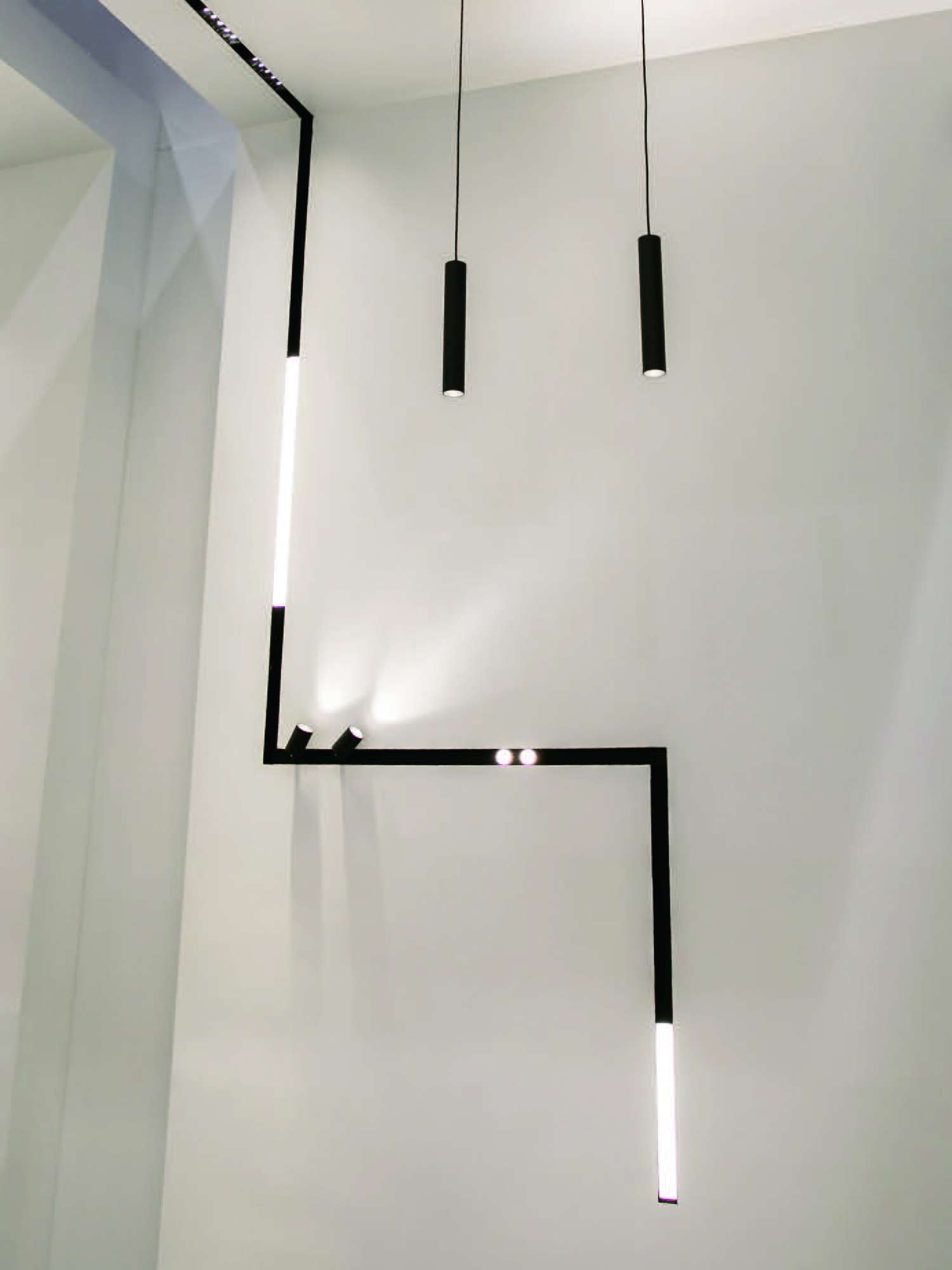 Slim Duet System Trimmed Recessed Track 24V Black 2100mm | Mr Resistor ...