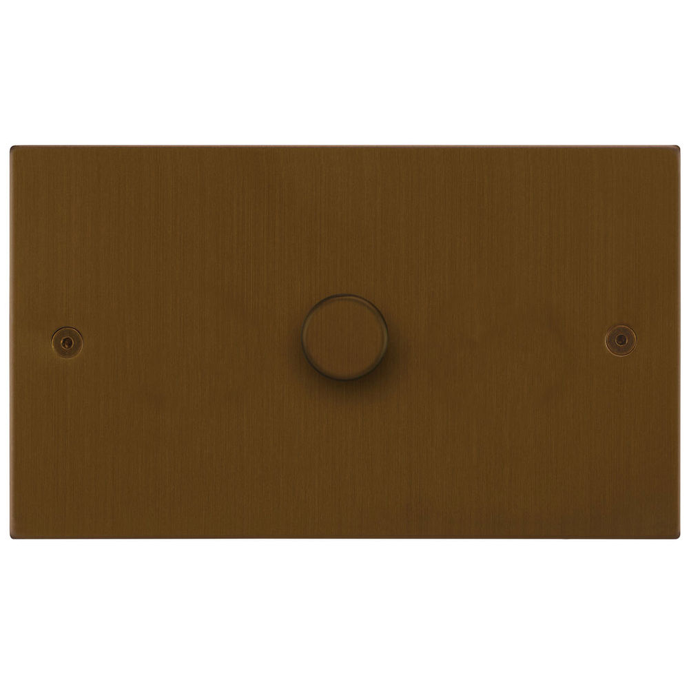 Horizon Square Dimmer Switch 1 gang 1000 watt 2 way Antique Bronze | Mr ...
