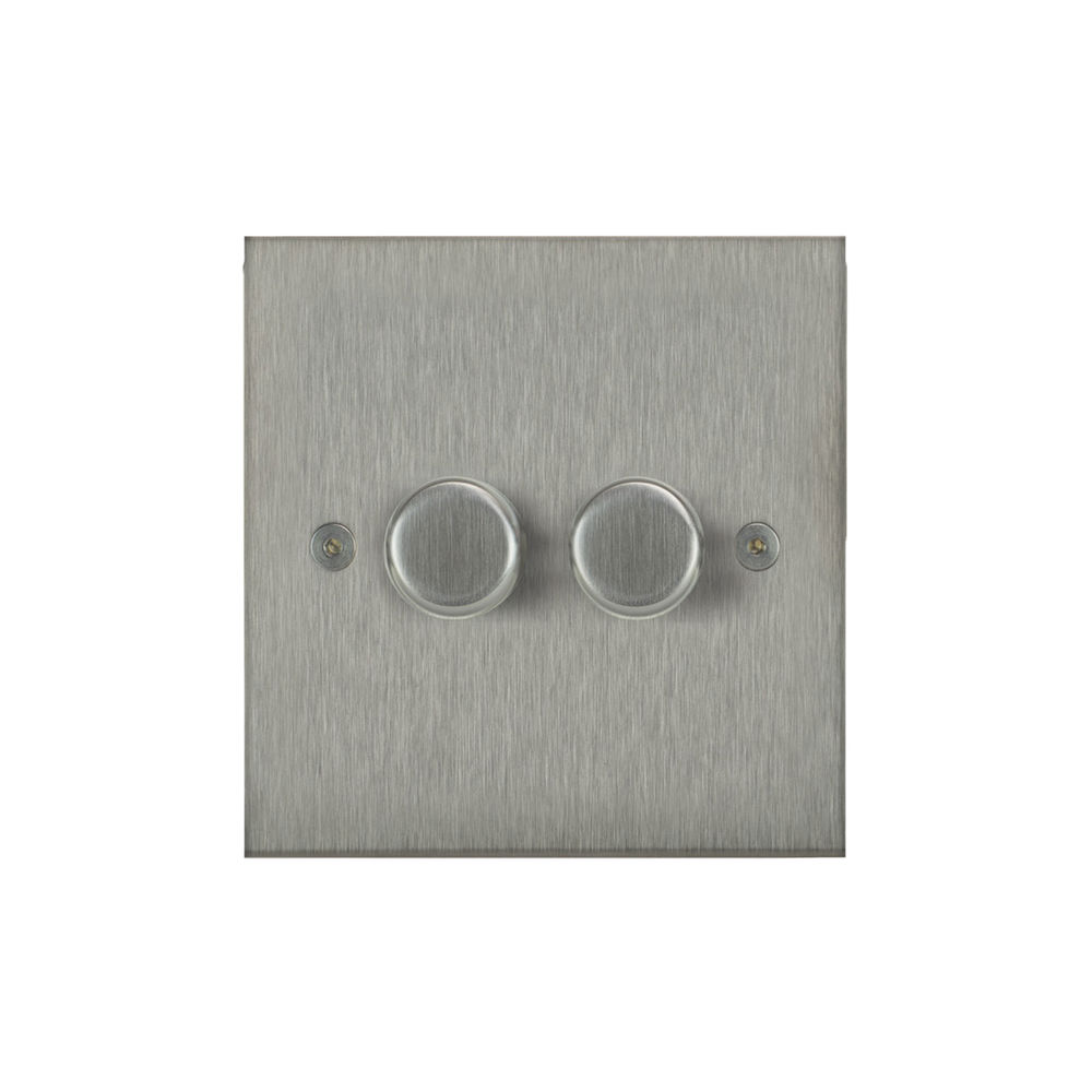 Horizon Square Dimmer Switch Multi-Dim Master 2 gang 250 watt multi-way ...