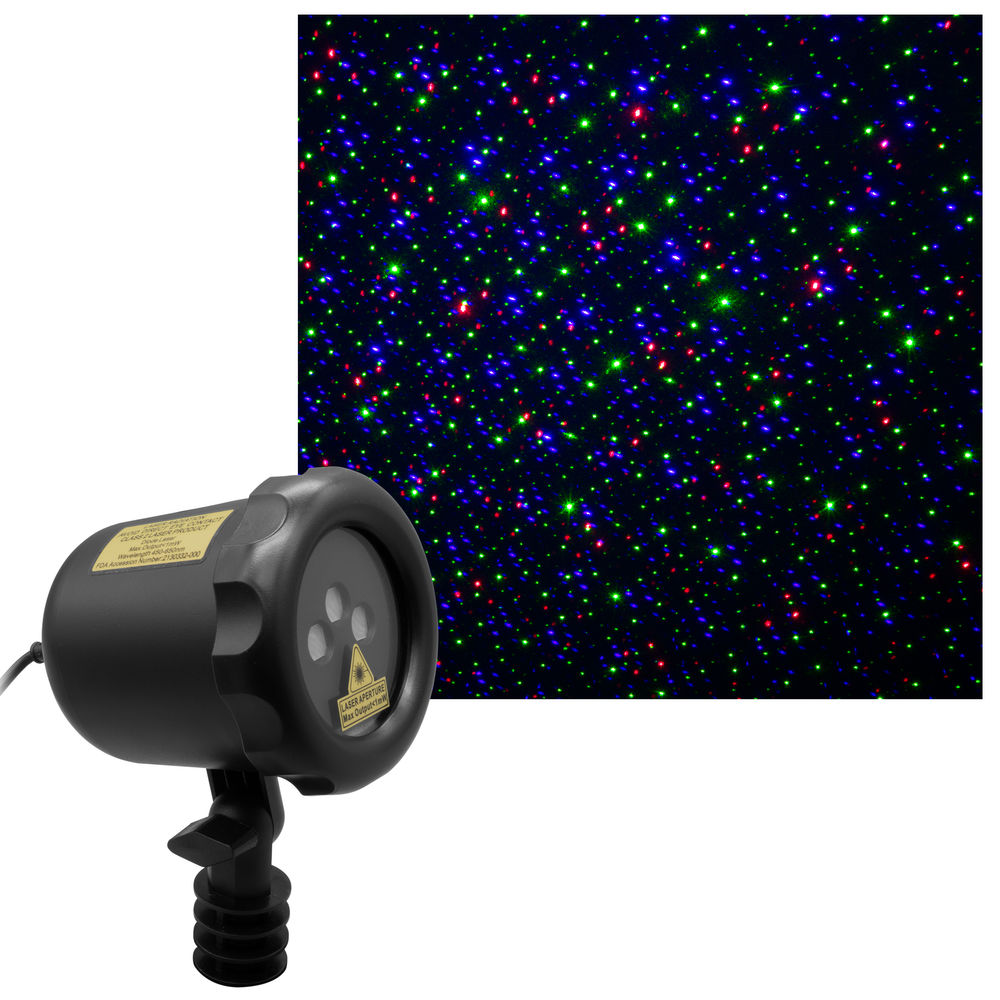 X Firefly Moving RGB Laser Garden Special Effect Spike Light Plastic ...