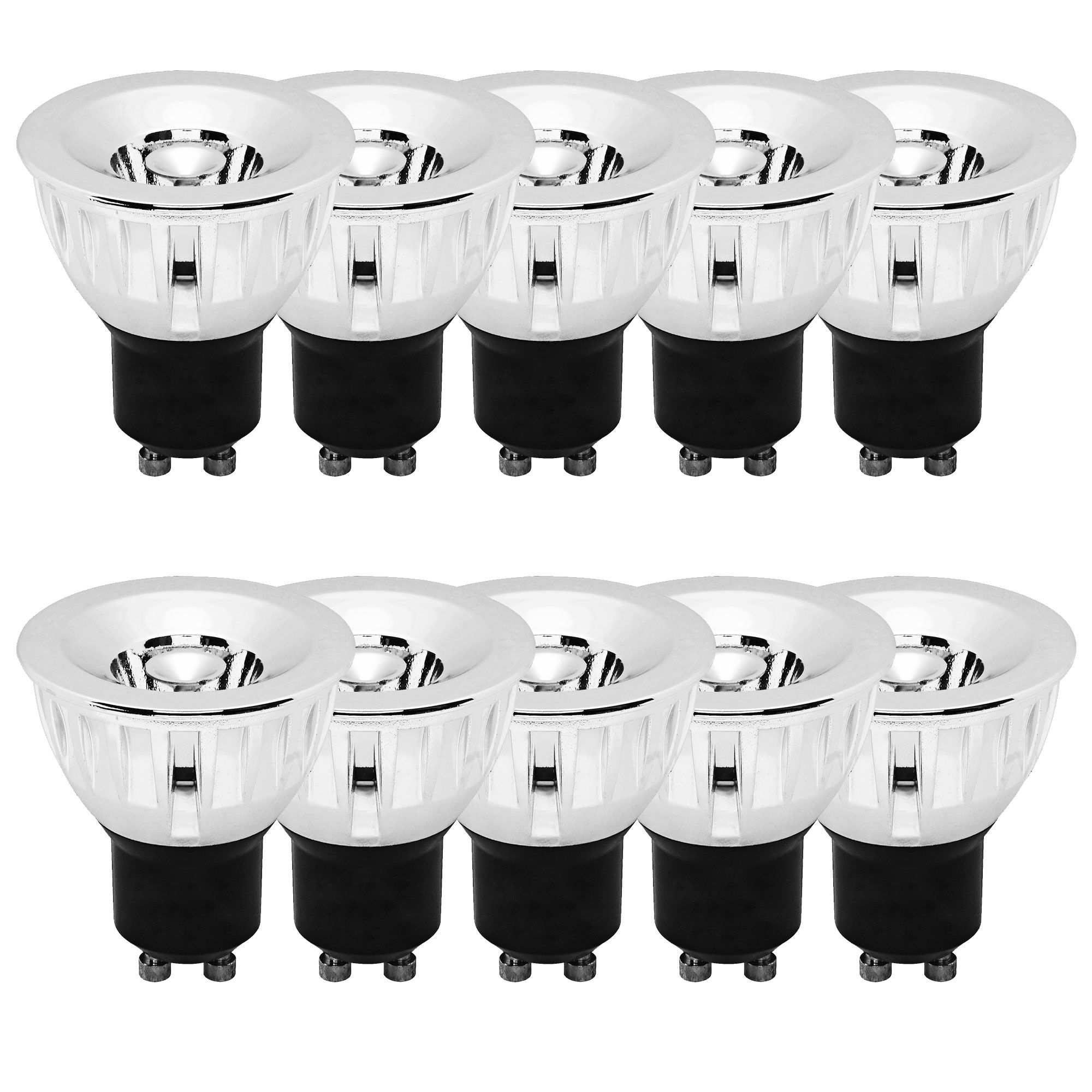 10 x Reality Retro GU10 LED 5W 500lm Dimmable 45° 3000K Warm White | Mr ...