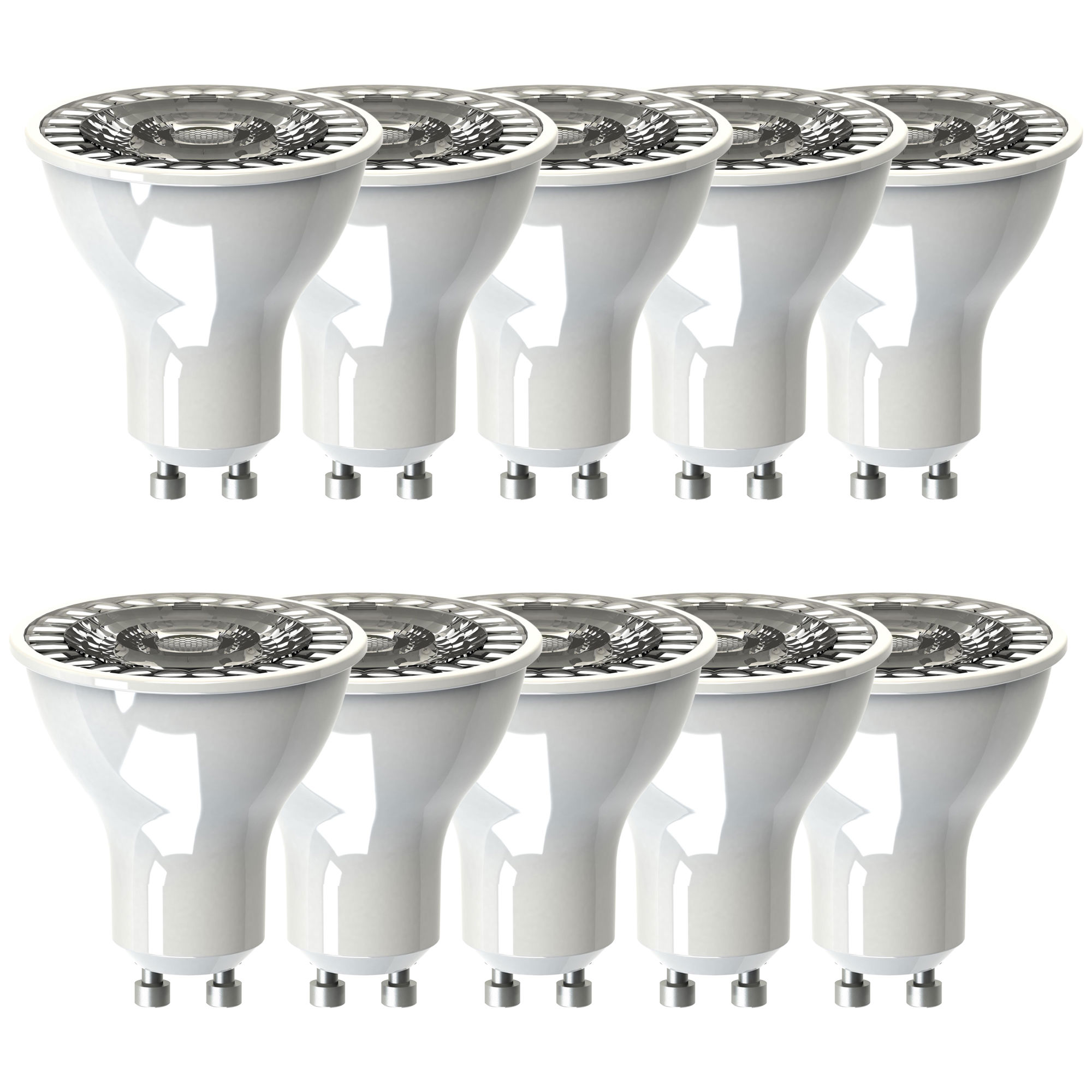 10 x GU10 LED 5W 360lm Dimmable 35° 3000K Warm White | Mr Resistor Lighting