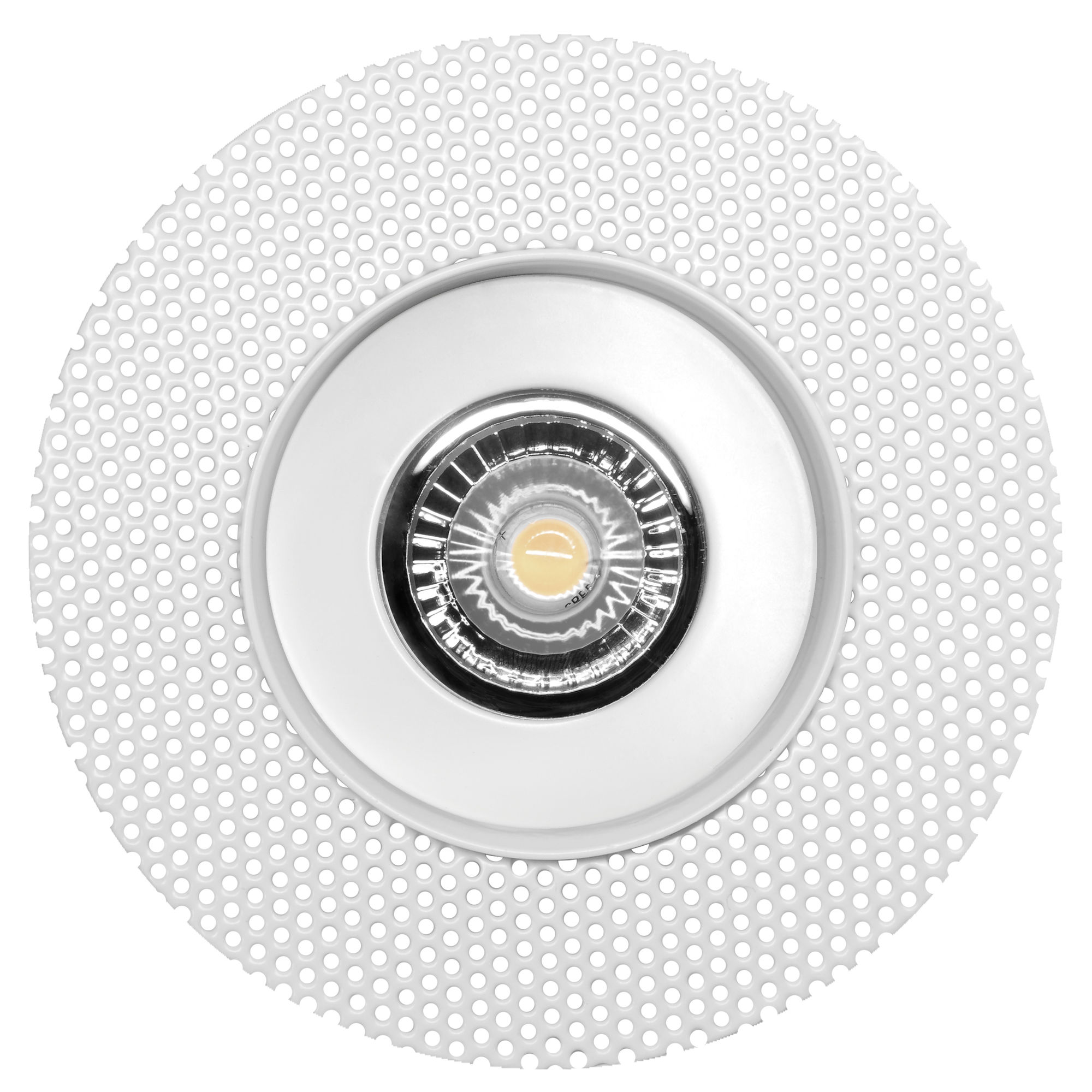 Trimless Round Fire Rated Fixed Clear Glass Downlight IP55 GU10 240V ...