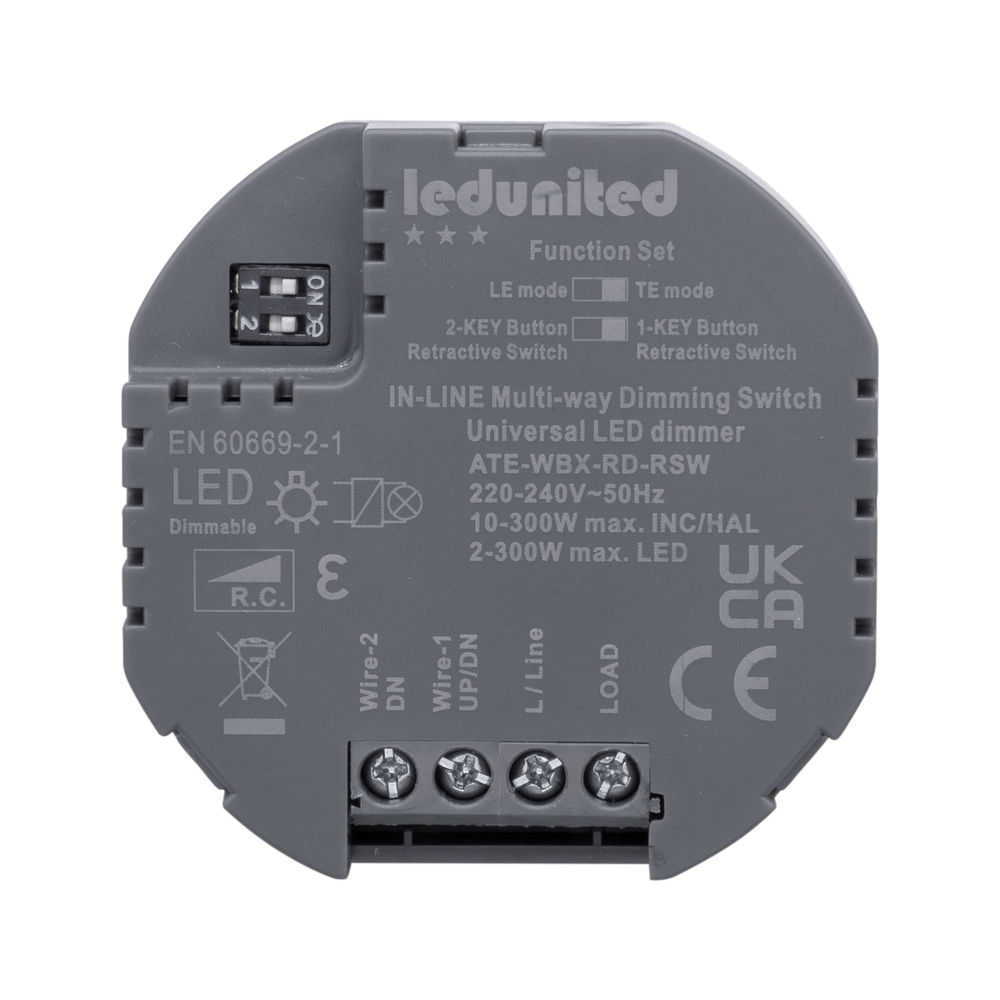 In-Line Multi Way Universal LED Dimmer 3-100W | Mr Resistor Lighting