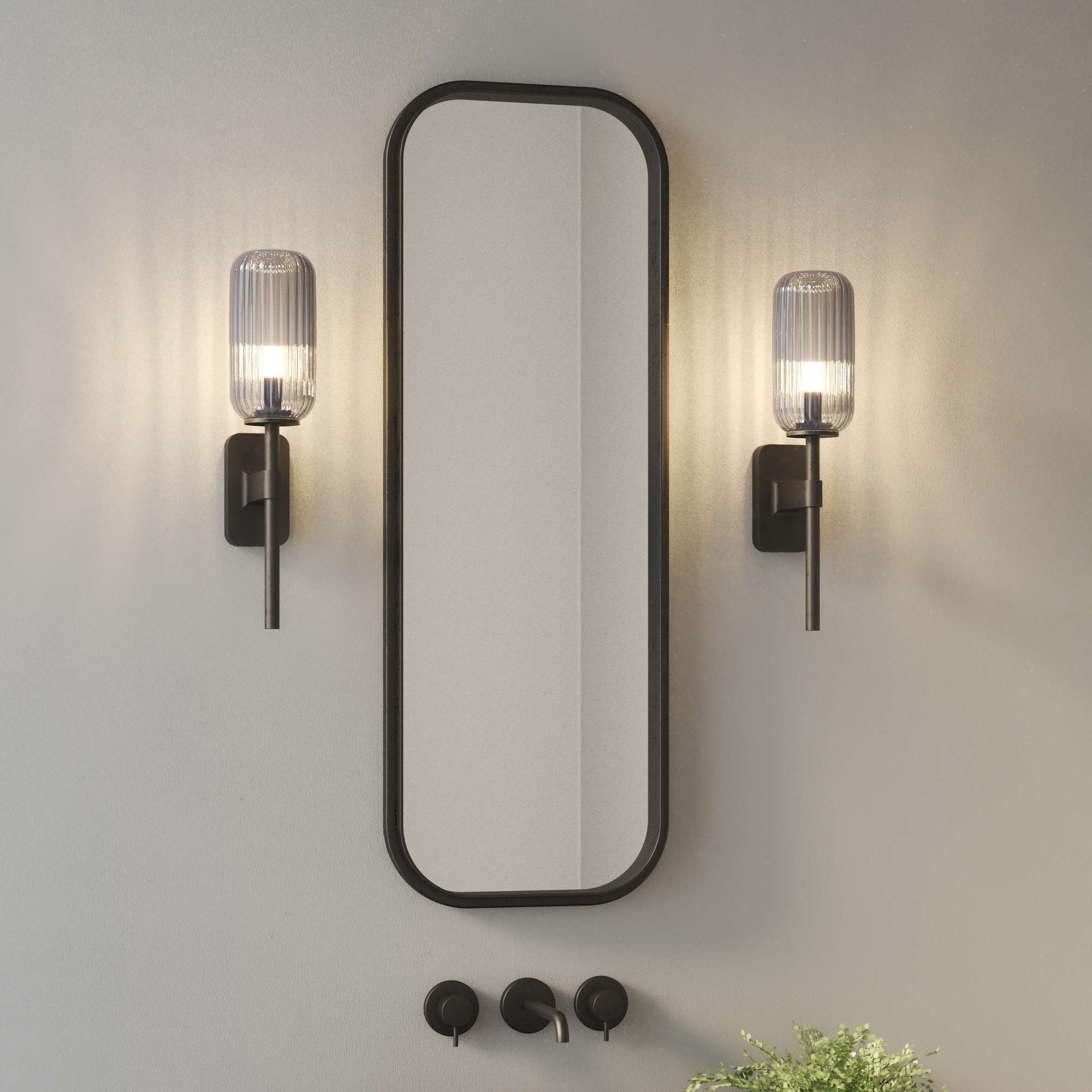 Tacoma Twin Wall Light 7W Antique Brass | Mr Resistor Lighting