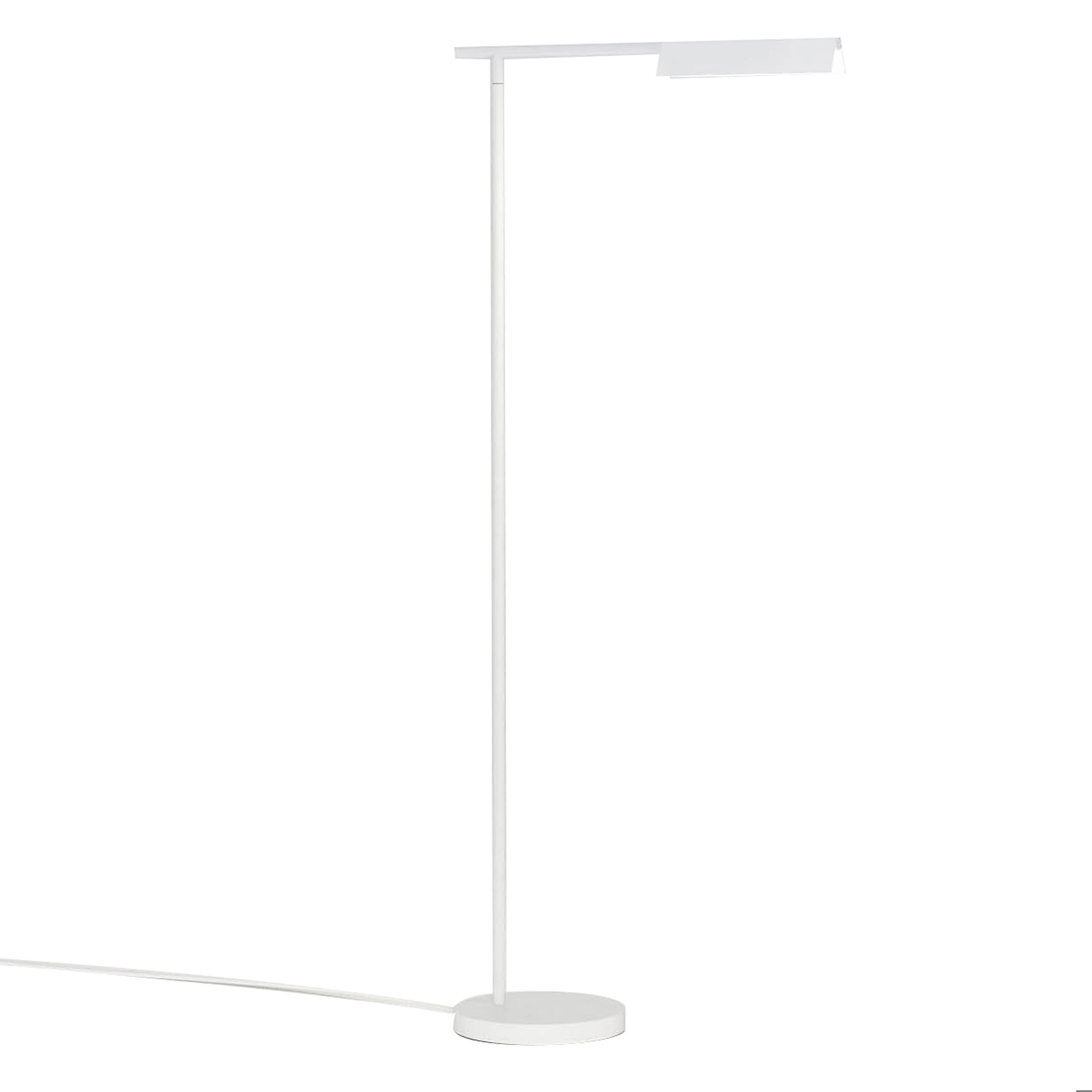 Fold LED Floor Standing Lamp Matt White 8.1W | Mr Resistor Lighting