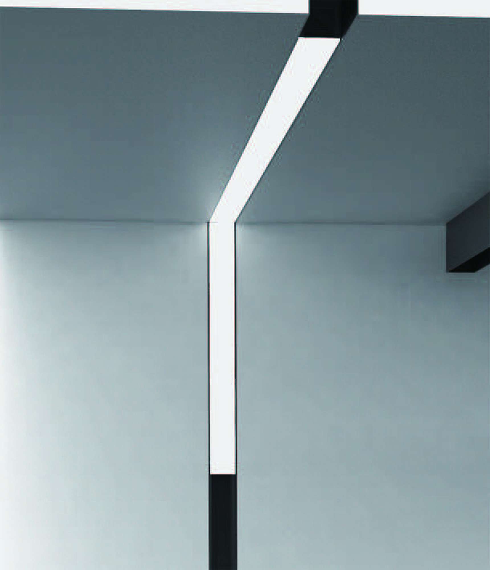 Slim Duet System Trimmed Recessed Vertical Corner White 150mm | Mr ...