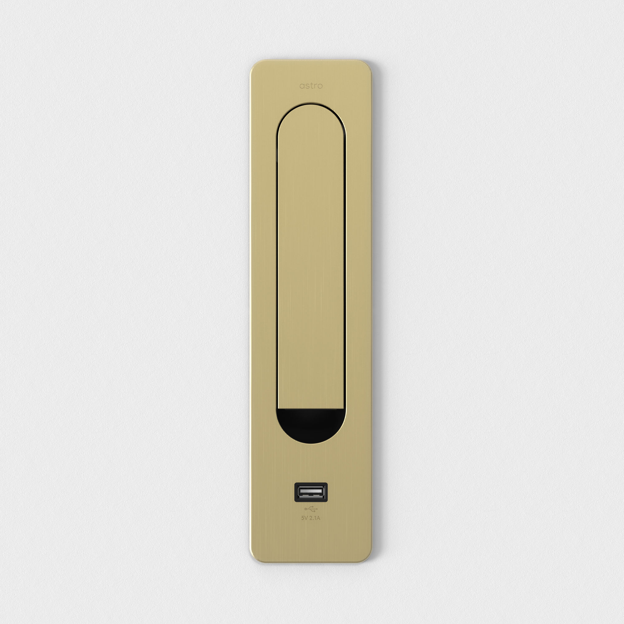 Keta LED USB Wall 240V 3.2W Matt Gold | Mr Resistor Lighting