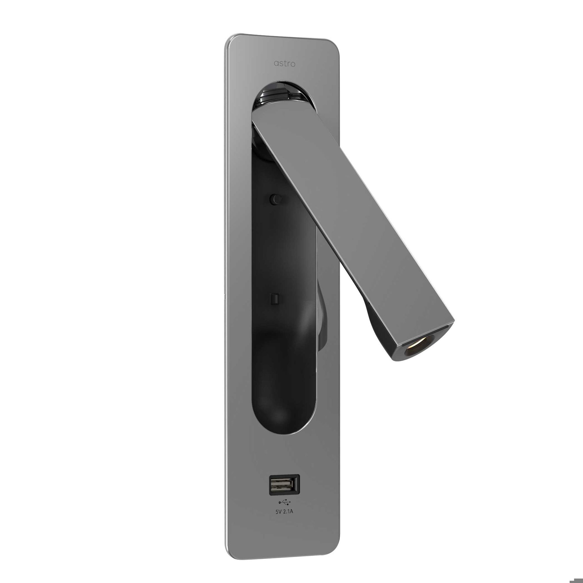 Keta LED USB Wall 240V 3.2W Chrome | Mr Resistor Lighting
