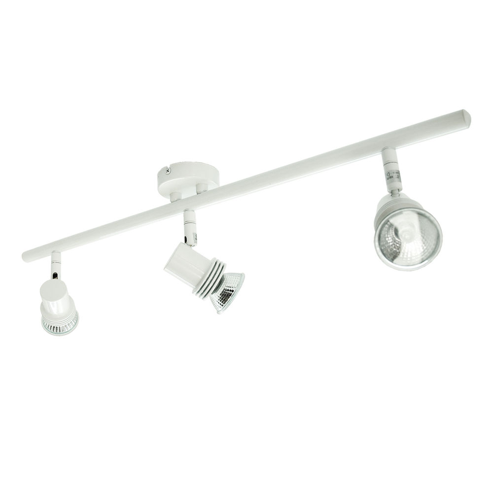 Space Track 3 240V 3 x 50W White | Mr Resistor Lighting