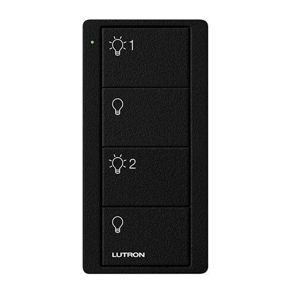 Lutron Pico Wireless 4 Button 2 Group Lights Controls Black | Mr Resistor Lighting