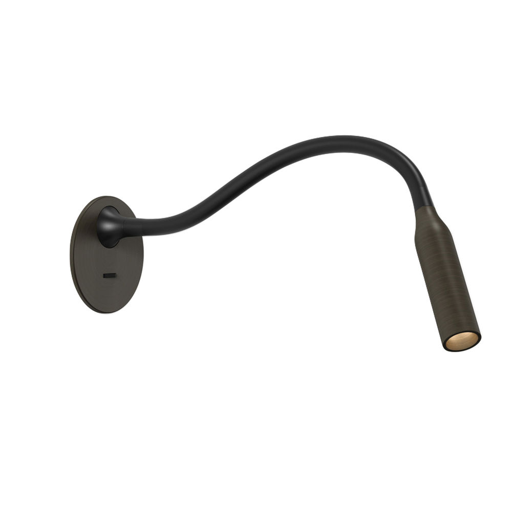 Lucca LED Switched Recessed Reading Wall Light 240V Bronze 3.6W LED ...