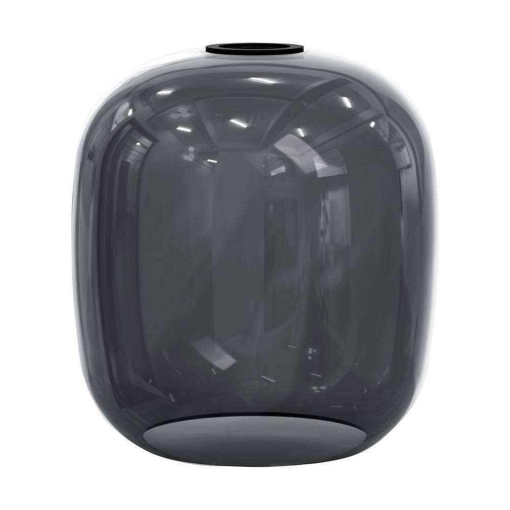 Curve Glass 220 Shade Dark Smoke 220x205mm | Mr Resistor Lighting