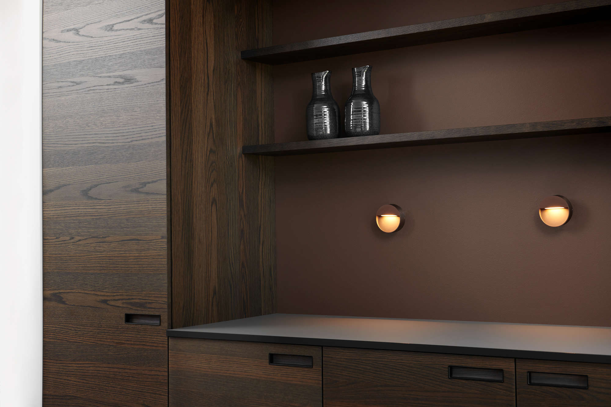 Serious 1 LED Low Level Wall Light 2700K Warm White Brass | Mr Resistor ...