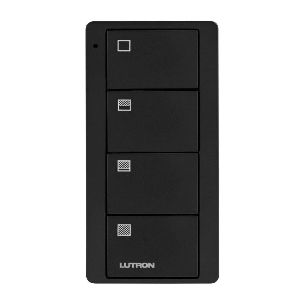 Lutron Pico Wireless 4 Button Scene Blinds Control Black | Mr Resistor ...