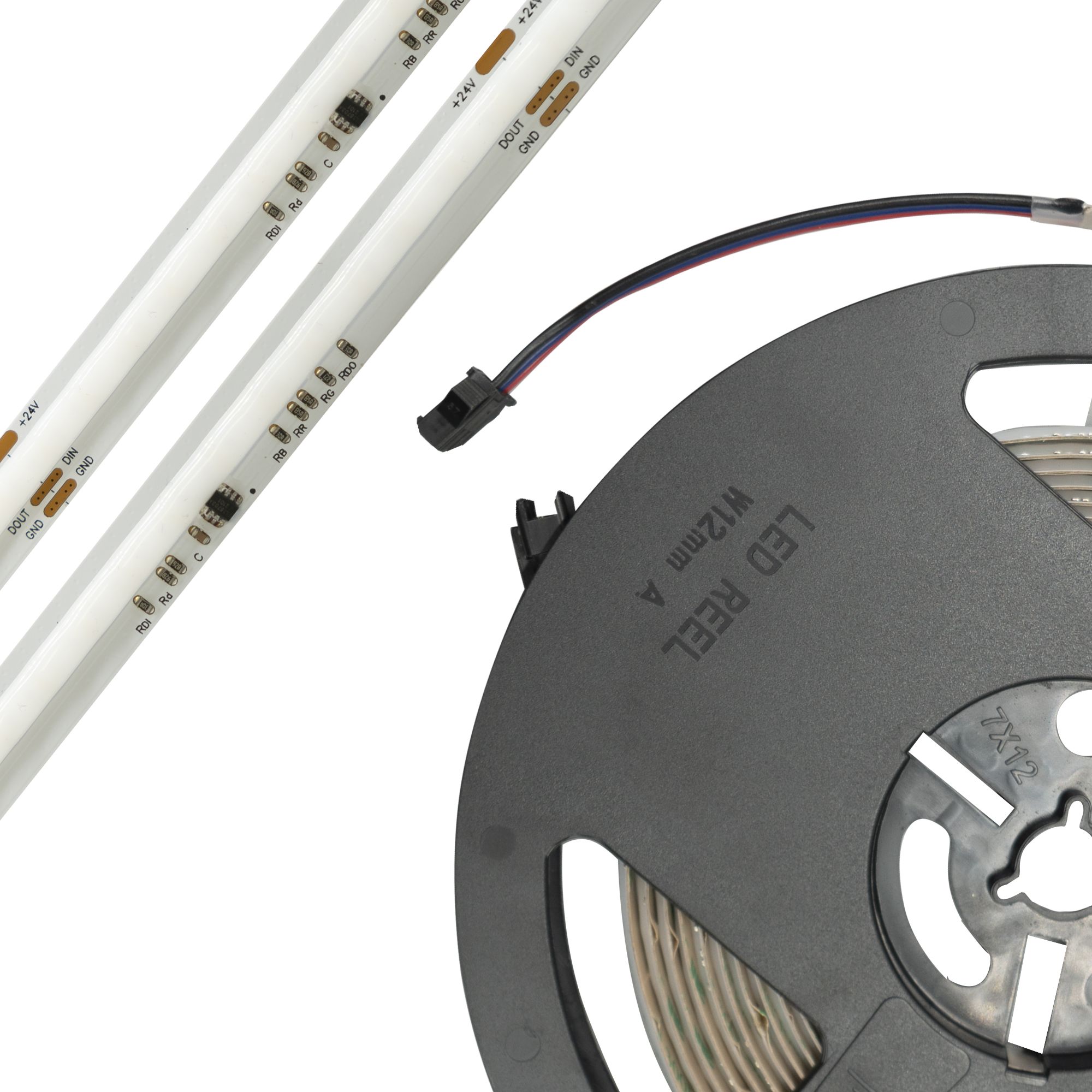 LED Tape Digital Pixel True Seamless COB IP20 5M 24V 75W RGB | Mr ...