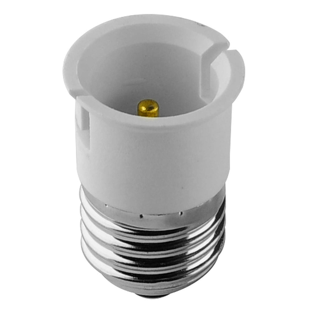ES to BC Lamp Holder Adaptor White | Mr Resistor Lighting