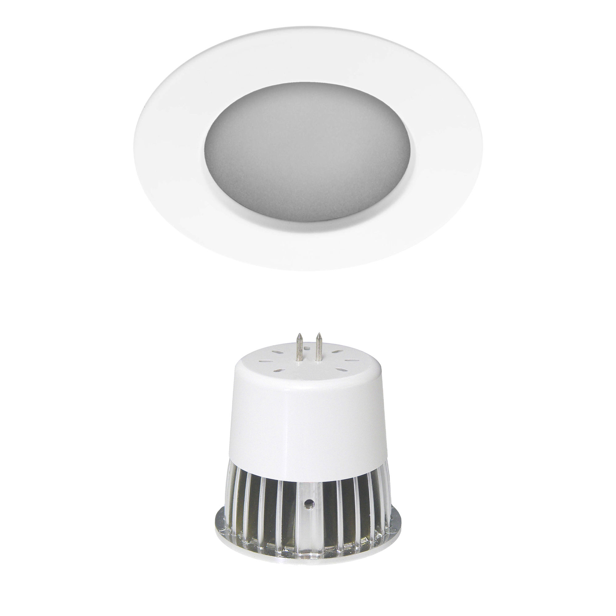 Fixed Downlight 50 IP54 Frosted 12V White 5W | Mr Resistor Lighting