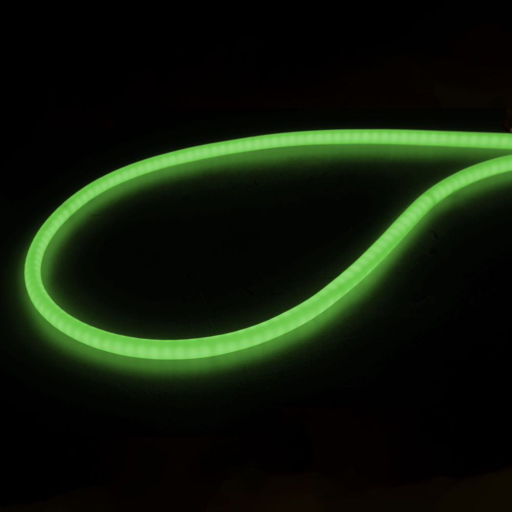 LED Neon Flex Round 360° 240V (14mm) Green 1000mm / 9W | Mr Resistor ...