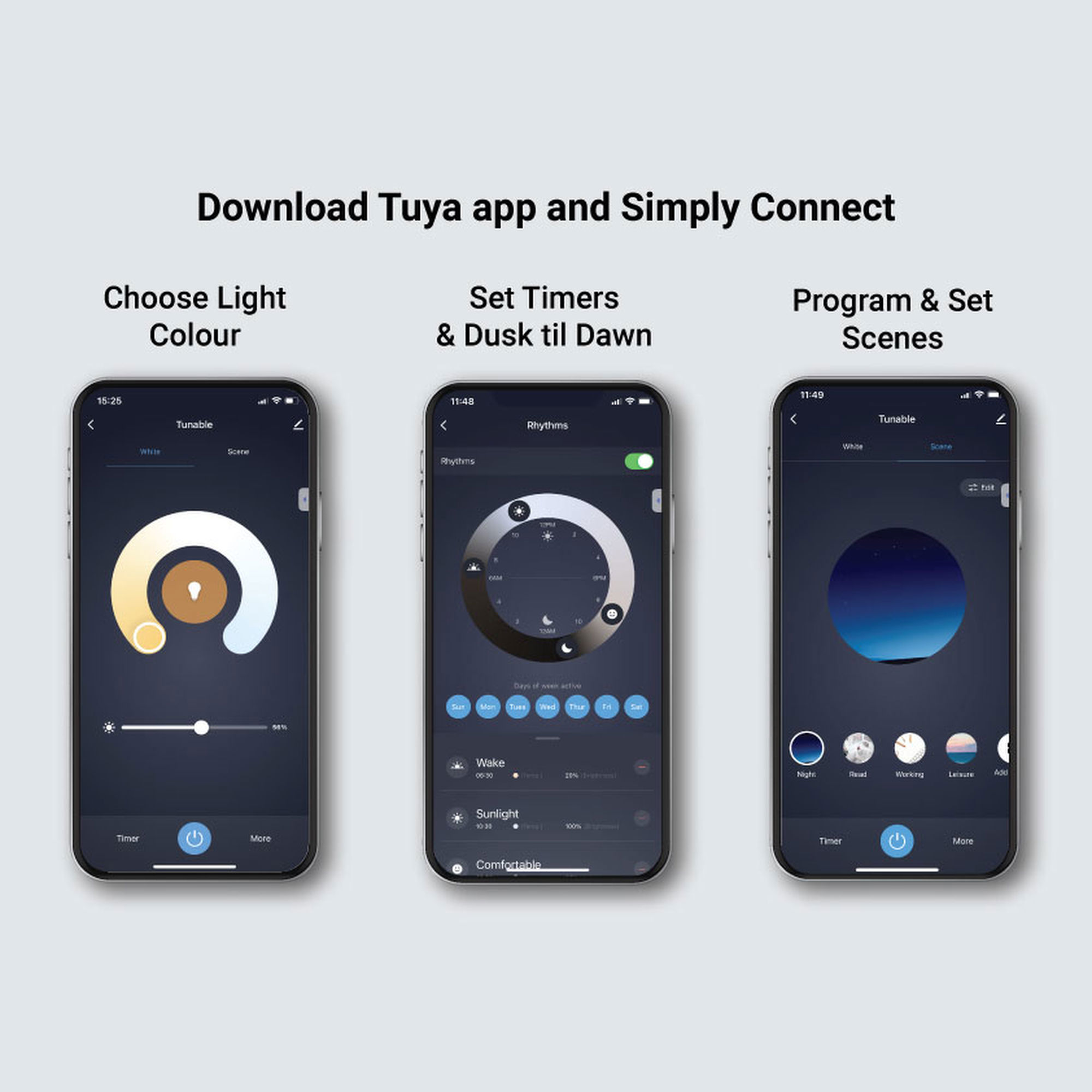 Trimless Round Adjustable Tunable White LED Module Zonik Wifi and ...