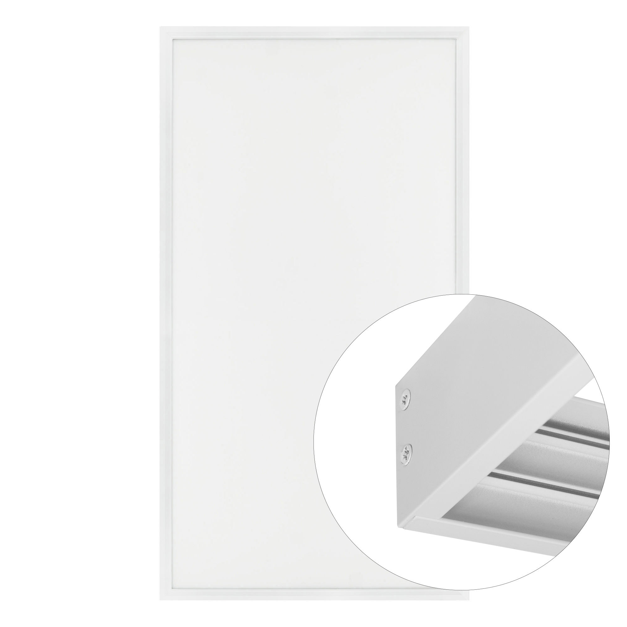 LED Panel 24V 1200 x 600 mm Surface Frame Kit RGBC 4000K Cool White 60W ...