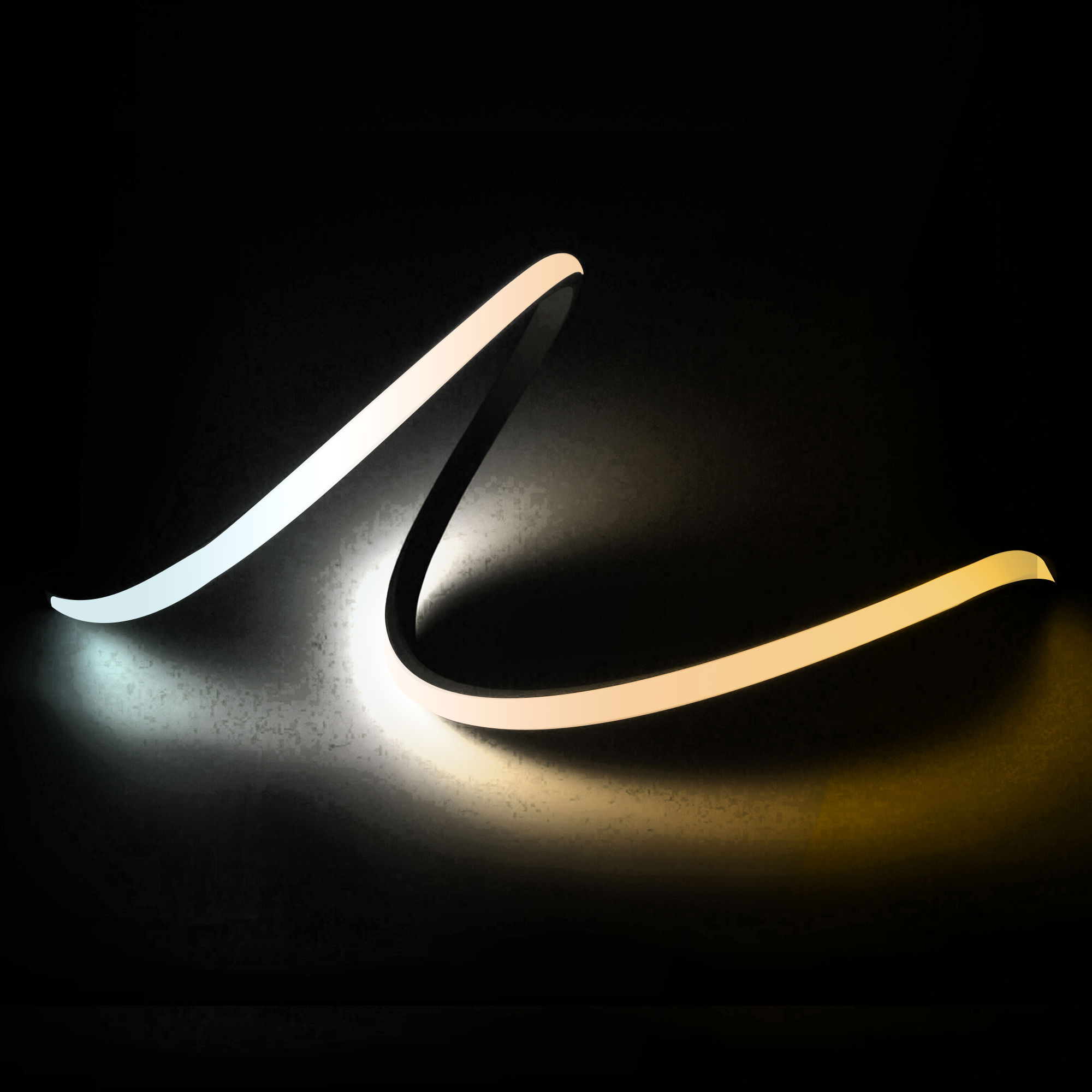 FLXible Neon 2 Dual 24V - Vertical Bend (12mm) 5m 2200K-4000K White ...