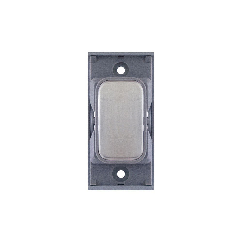 Screwless Blank Grid Module Blanking Module Brushed Stainless | Mr ...