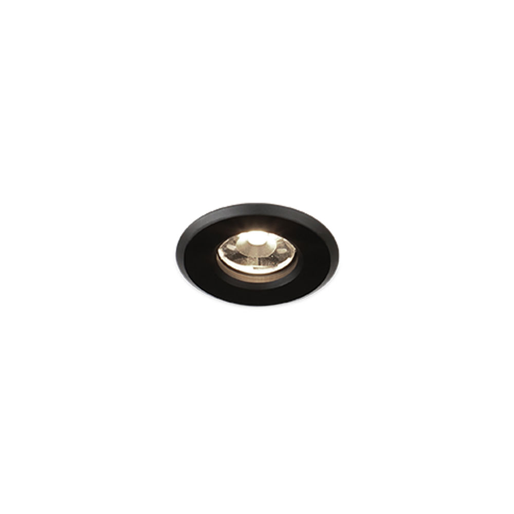 FLX Micro Downlight MCR 30° Beam Angle 24V 1.2W 3000K Warm White Black ...