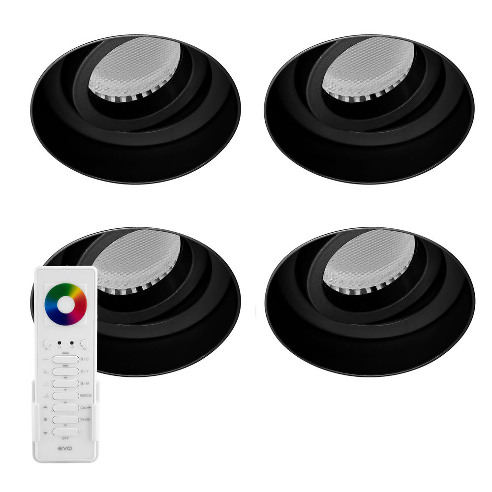 Trimless Round Downlight RGBW LED Module Kit 34W RGB+3000K Warm White ...