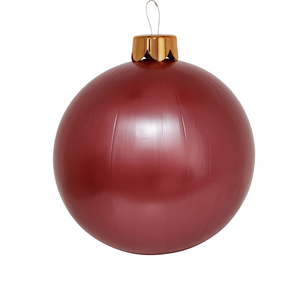 Inflatable Bauble Ball Indoor/Outdoor Red 45cm | Mr Resistor Lighting