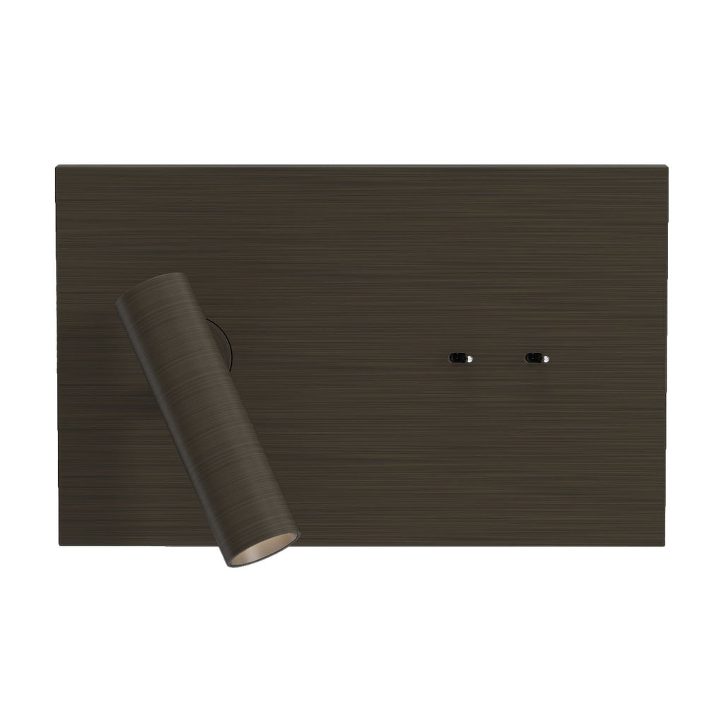 Edge Reader Mini LED Wall Light 240V Bronze 9.3W + 3.3W | Mr Resistor ...