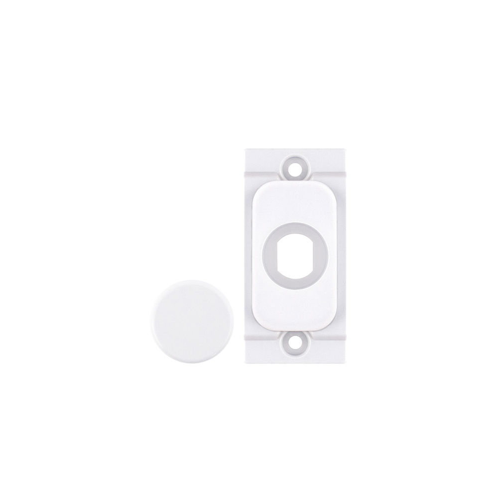 Screwless Grid Dimmer Cover Plate Module Cover Plate Matt White | Mr ...